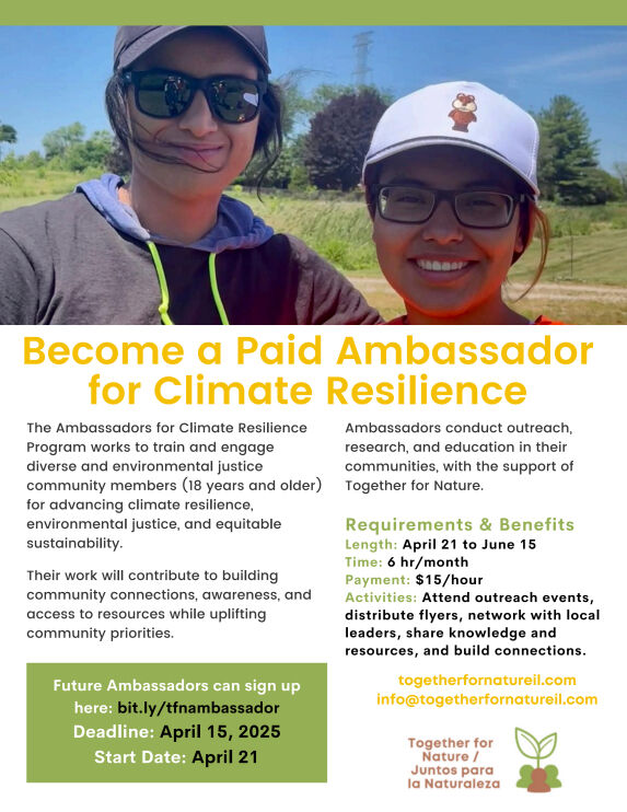 Ambassadors for Climate Resilience Program - Village of Bellwood