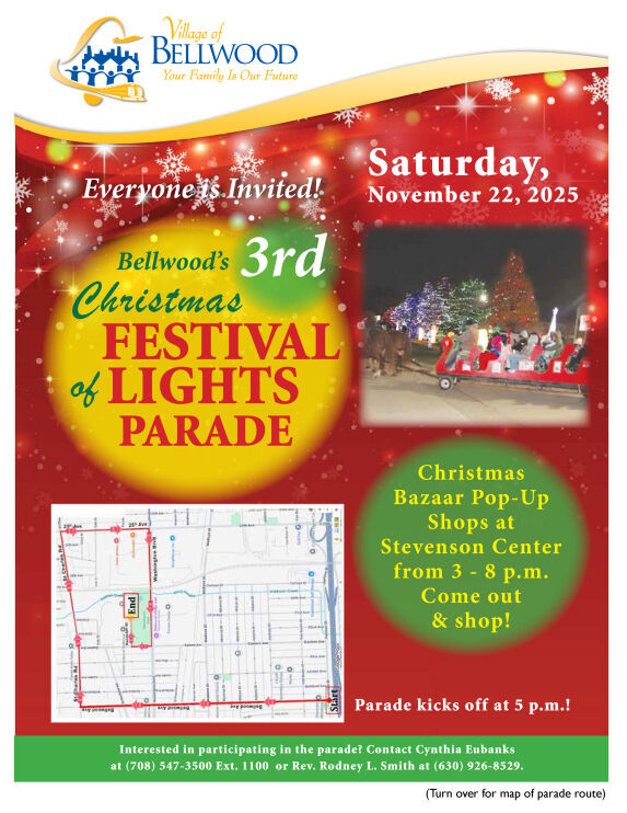 Bellwood’s 3rd Christmas Festival of Lights Parade - Village of Bellwood